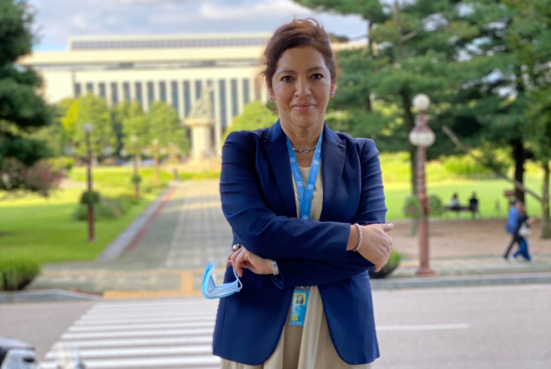 Elizabeth Salmón Visitó Corea Del Sur En Su Primera Misión Como
